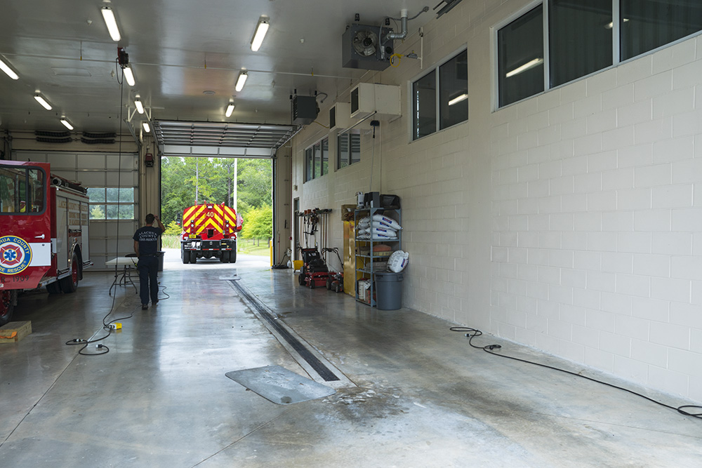 Fire Rescue Themed Mural for Fire Station 40 - Monochronicle