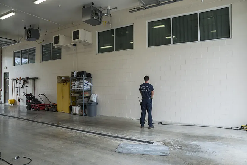 Fire Rescue Themed Mural for Fire Station 40 - Monochronicle